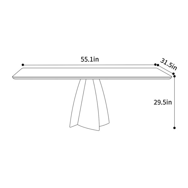 Everly Quinn Amorah Rectangular Dining Table | Wayfair